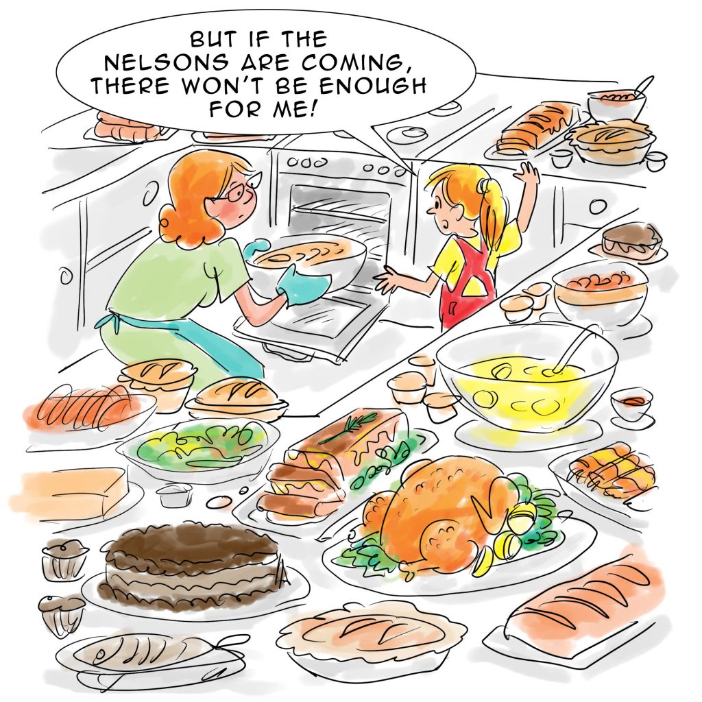 kids cartoon_thanksgiving_dinner_revised - CUcontent - One-Click Social ...