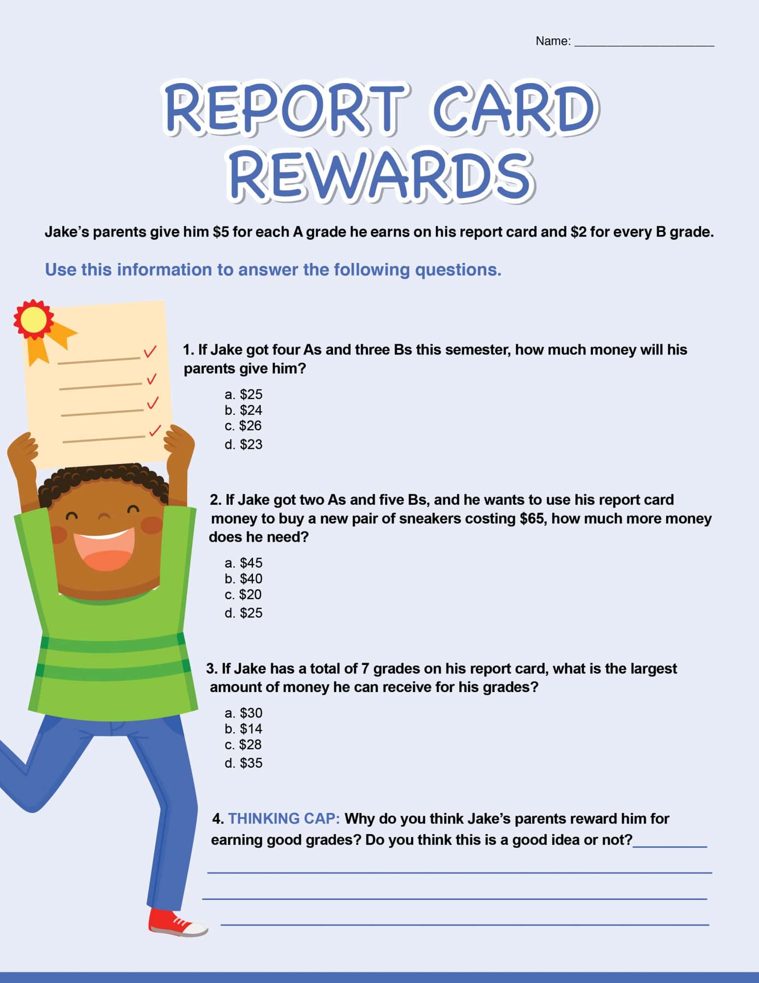 kidsfunpages_report card rewards - CUcontent - One-Click Social Media ...