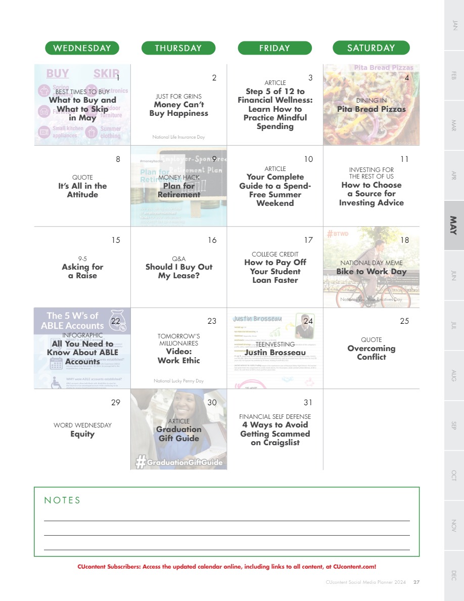 Social Media Planner 2024 - CUcontent - One-Click Social Media for ...