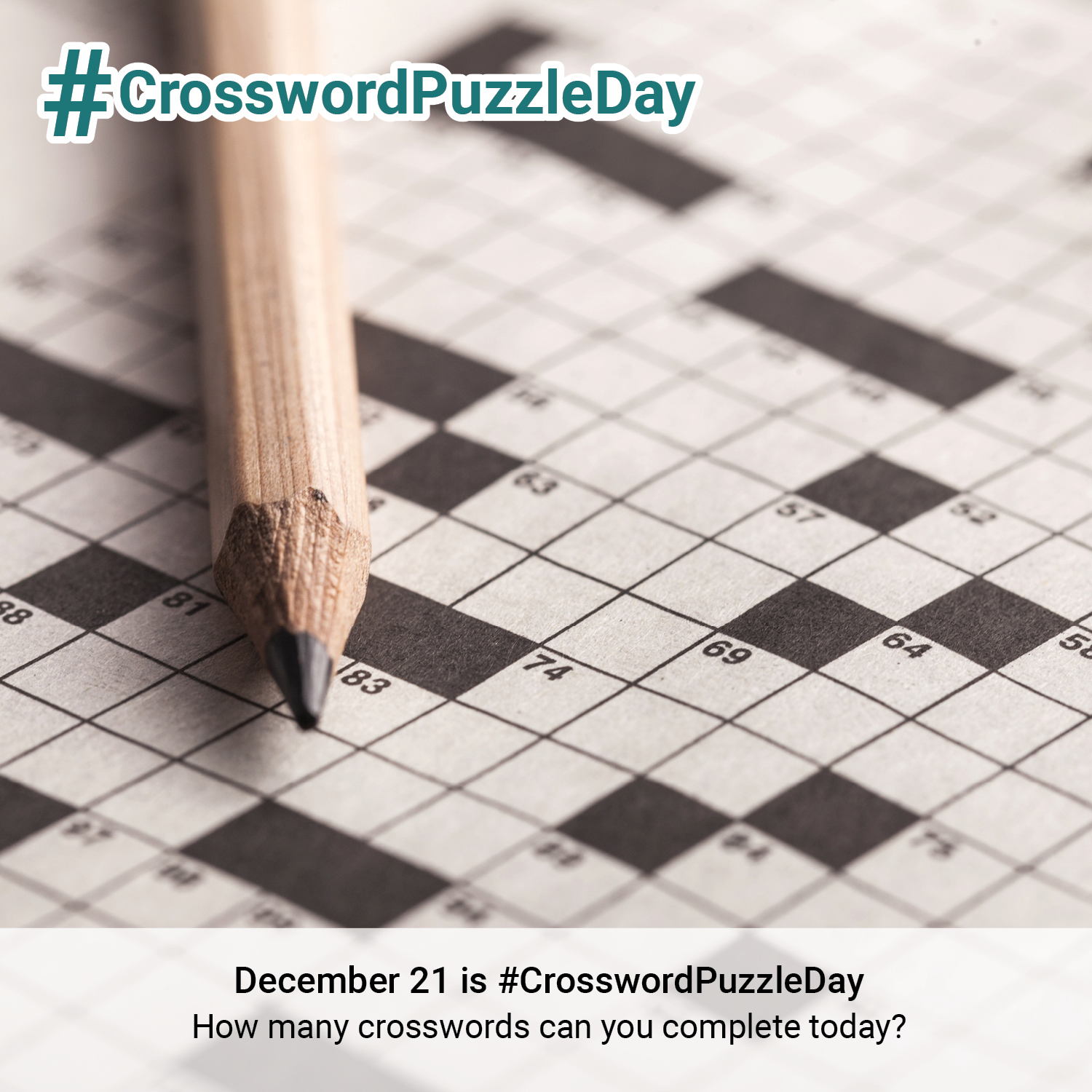 Crossword Puzzle Day - CUcontent - One-Click Social Media for Credit Unions